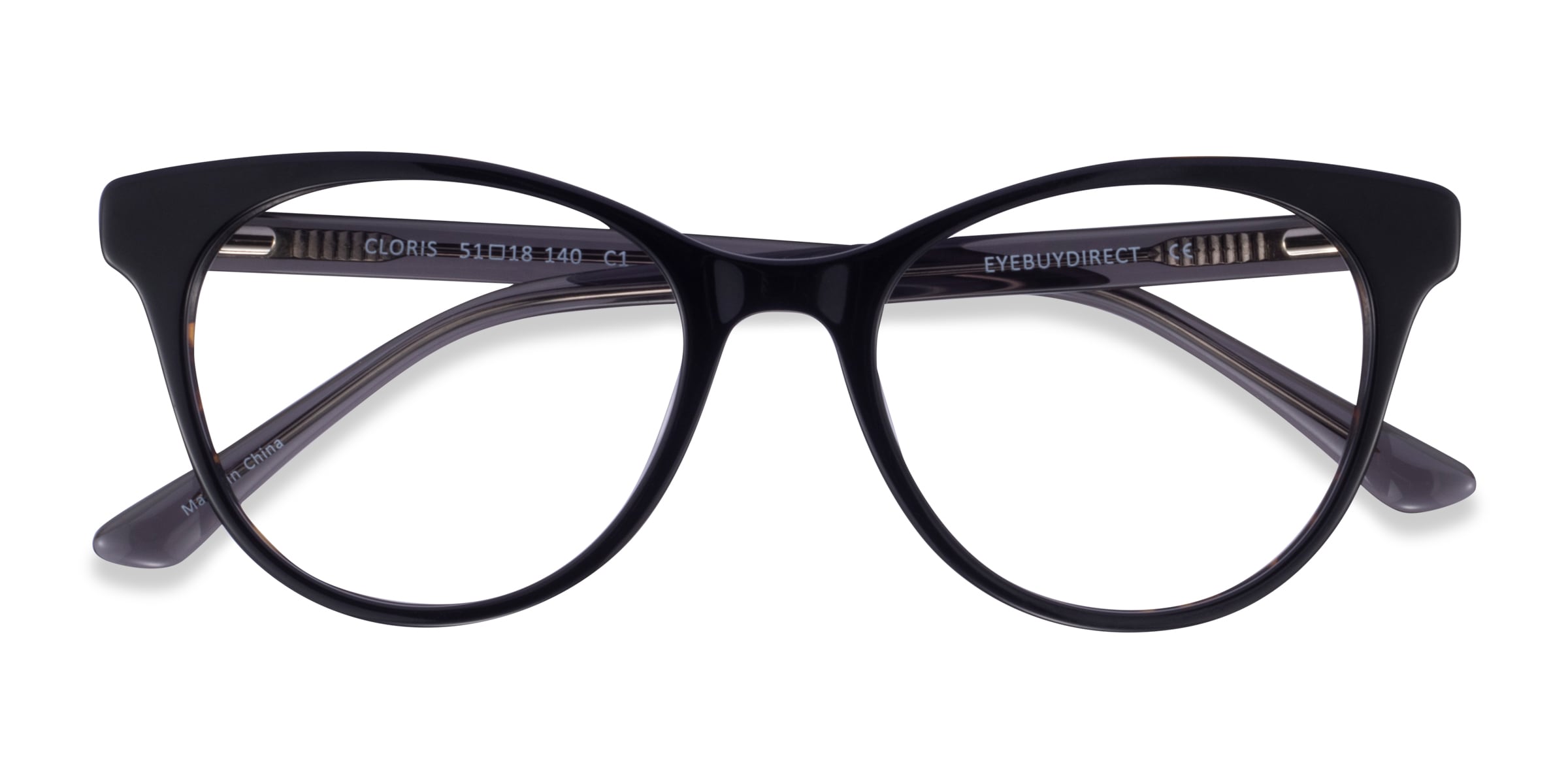 Cloris Cat Eye Black Tortoise Glasses for Women | Eyebuydirect Canada