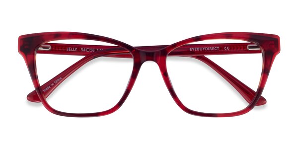 Jelly Cat Eye Red Tortoise Full Rim Eyeglasses | Eyebuydirect