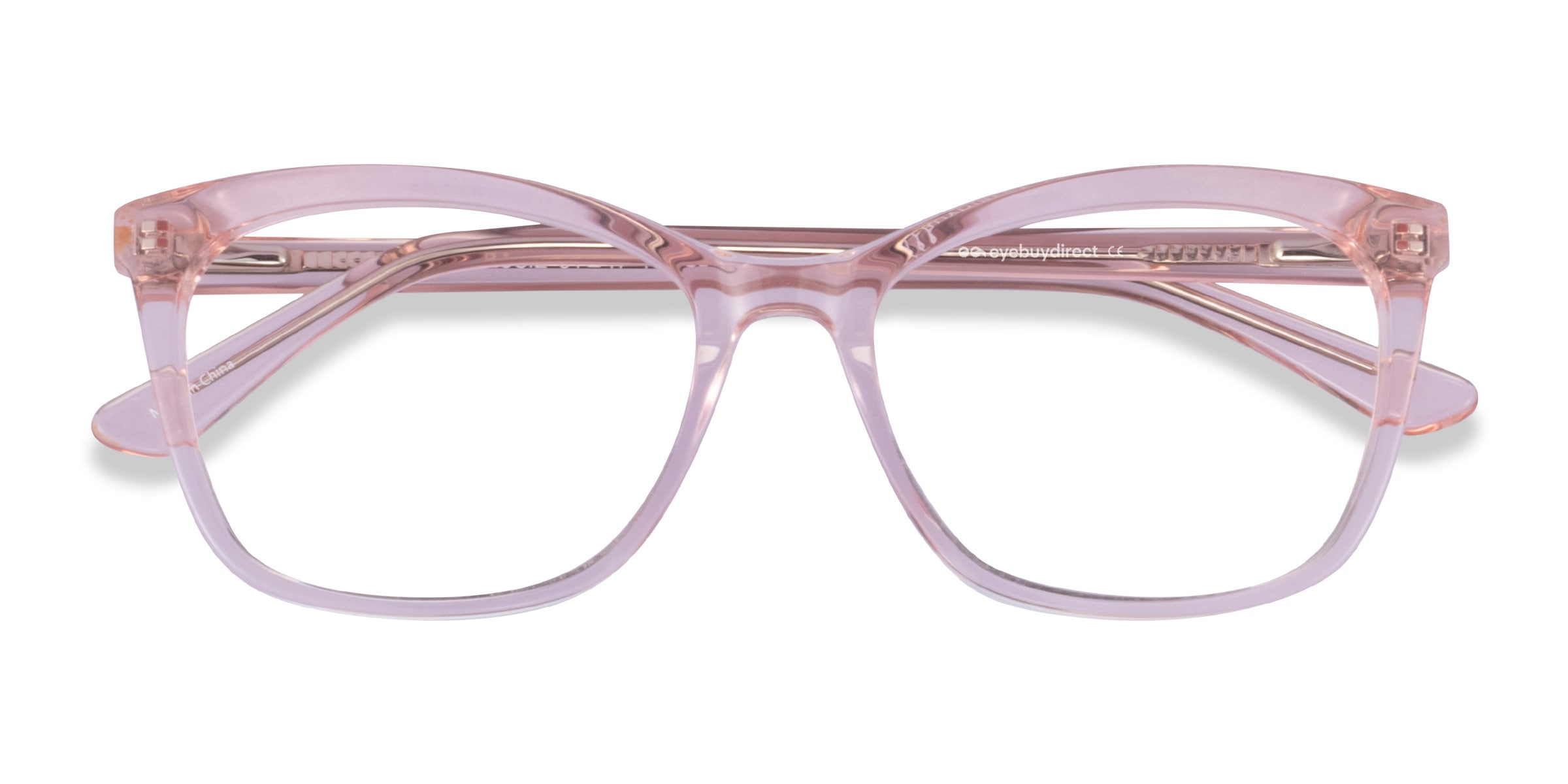 Rosie Cat Eye Clear Pink Glasses for Women | Eyebuydirect