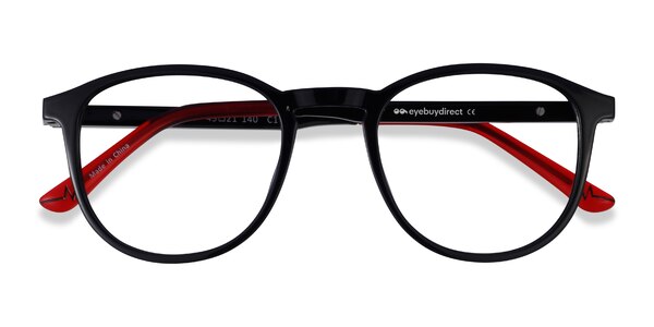 Neo Round Black Full Rim Eyeglasses | Eyebuydirect Canada