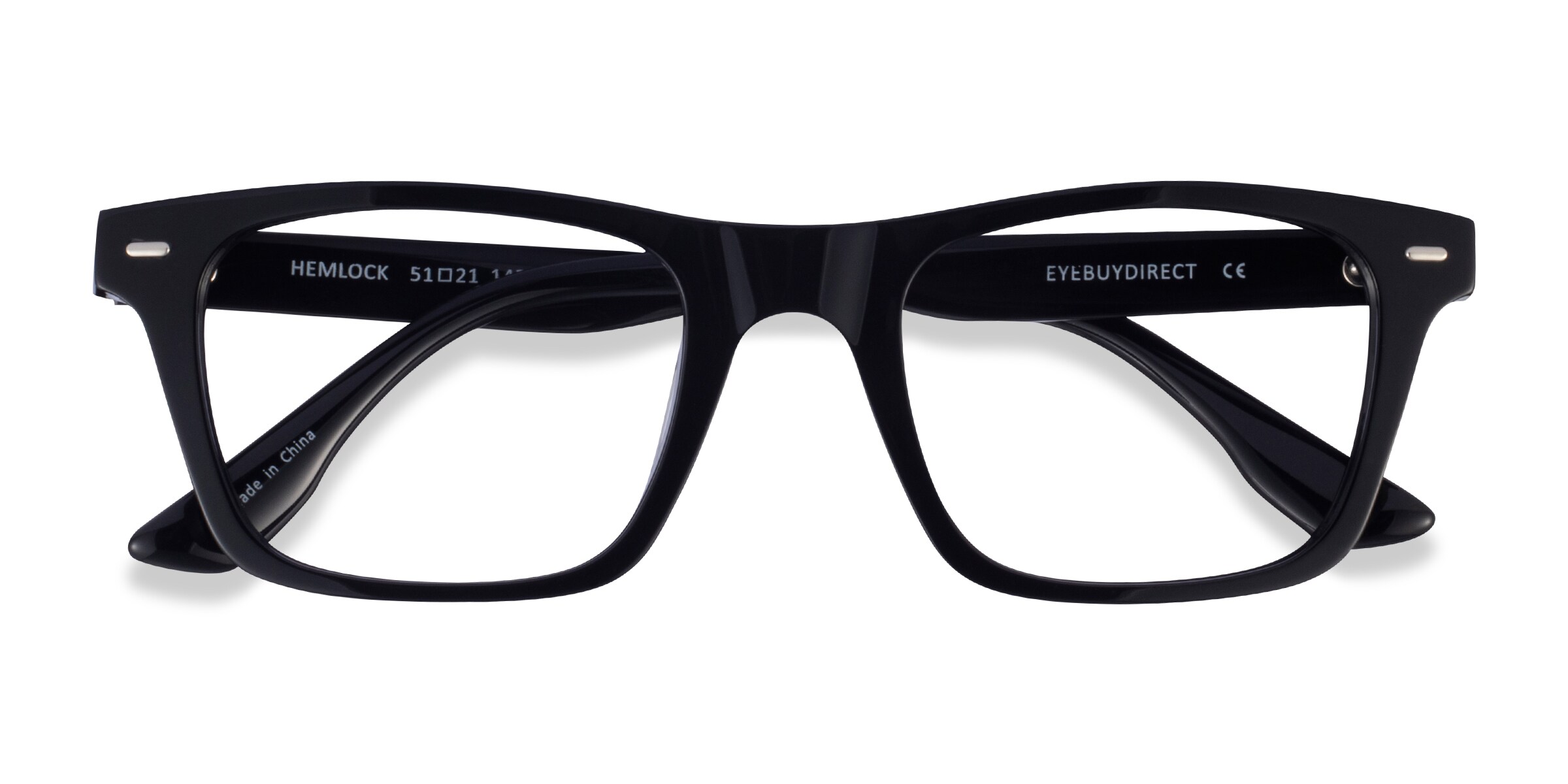 Hemlock Square Black Full Rim Eyeglasses | Eyebuydirect