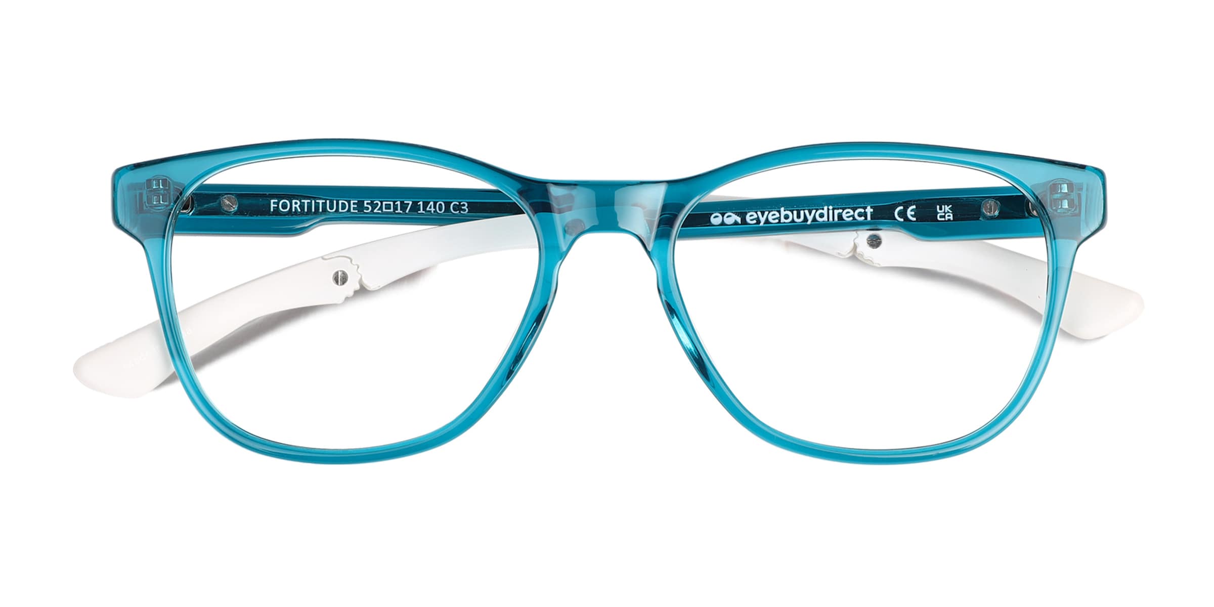 Fortitude Oval Crystal Blue Green Full Rim Eyeglasses Eyebuydirect Canada
