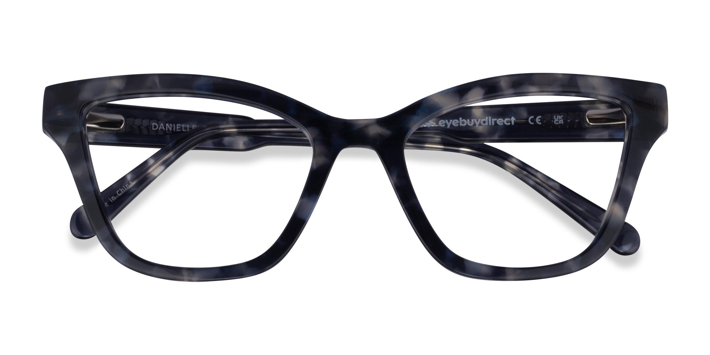 Danielle Cat Eye Gray Tortoise Glasses for Women | Eyebuydirect