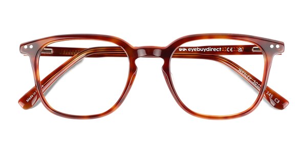 Wesley Square Tortoise Full Rim Eyeglasses | Eyebuydirect