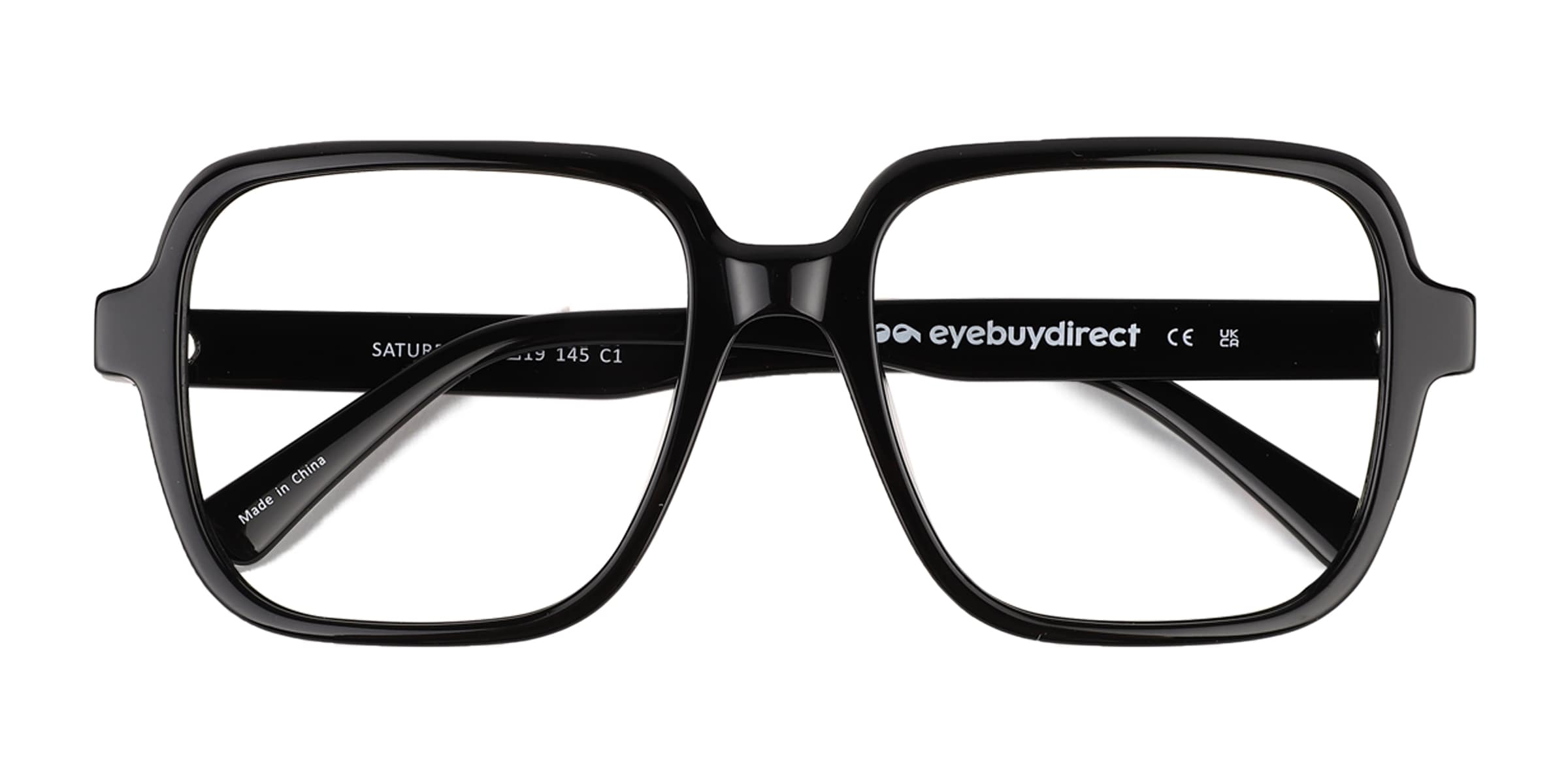 Saturday Square Black Full Rim Eyeglasses | Eyebuydirect