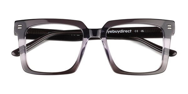 Vineyard Square Gradient Smoke Full Rim Eyeglasses | Eyebuydirect Canada