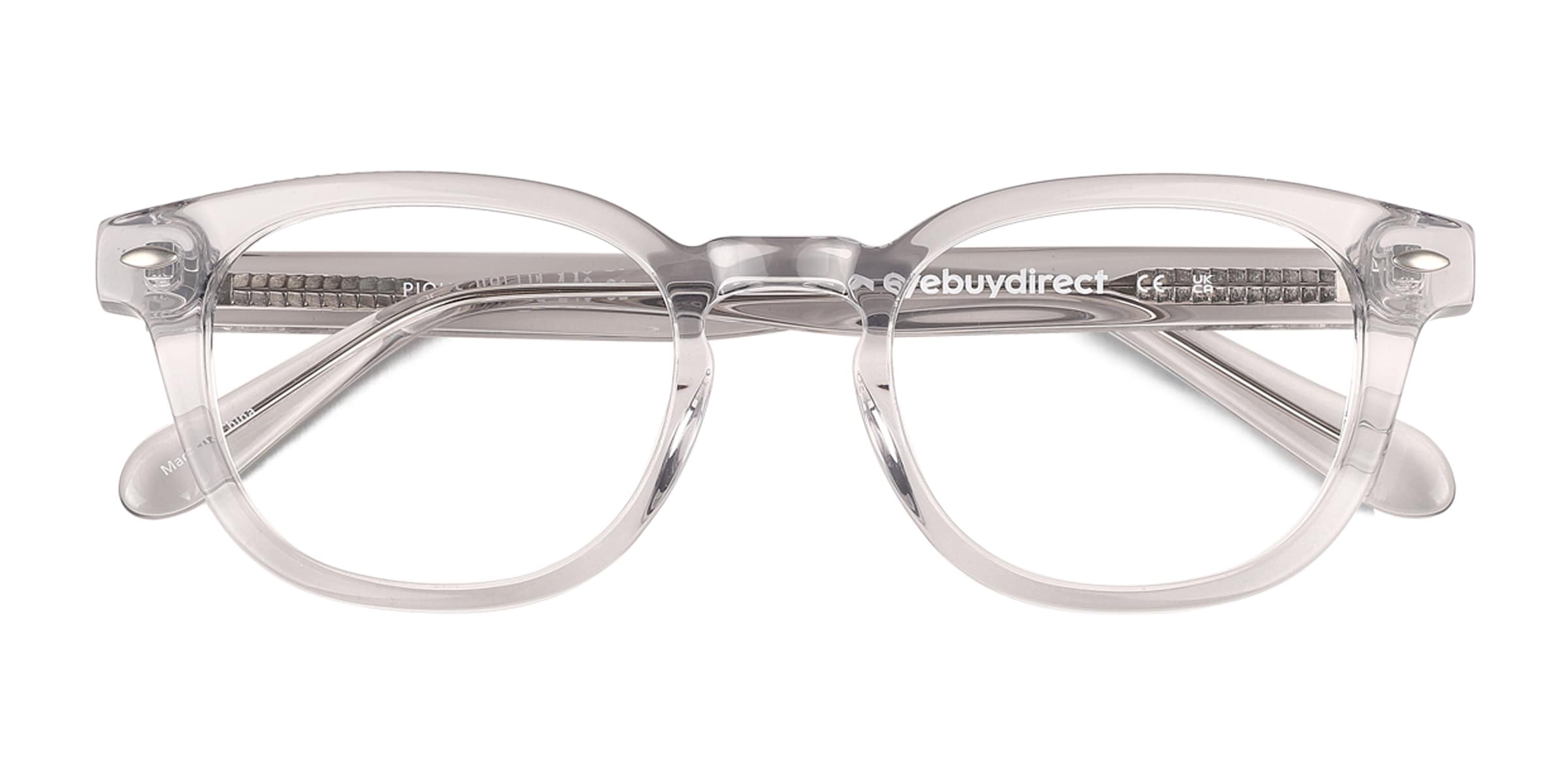 Pique Oval Smoke Full Rim Eyeglasses | Eyebuydirect Canada