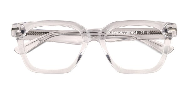 Visor Square Crystal Clear Full Rim Eyeglasses | Eyebuydirect