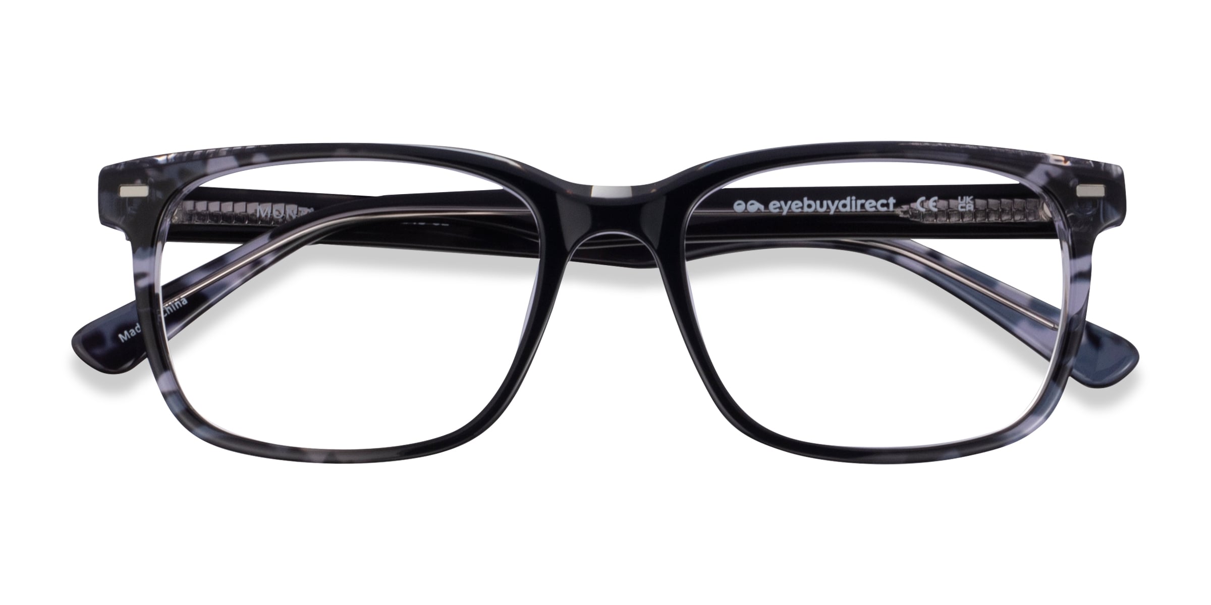 Montage Rectangle Gradient Gray Glasses for Men | Eyebuydirect