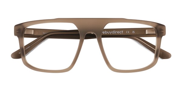 Tempus Square Frosted Gray Full Rim Eyeglasses | Eyebuydirect