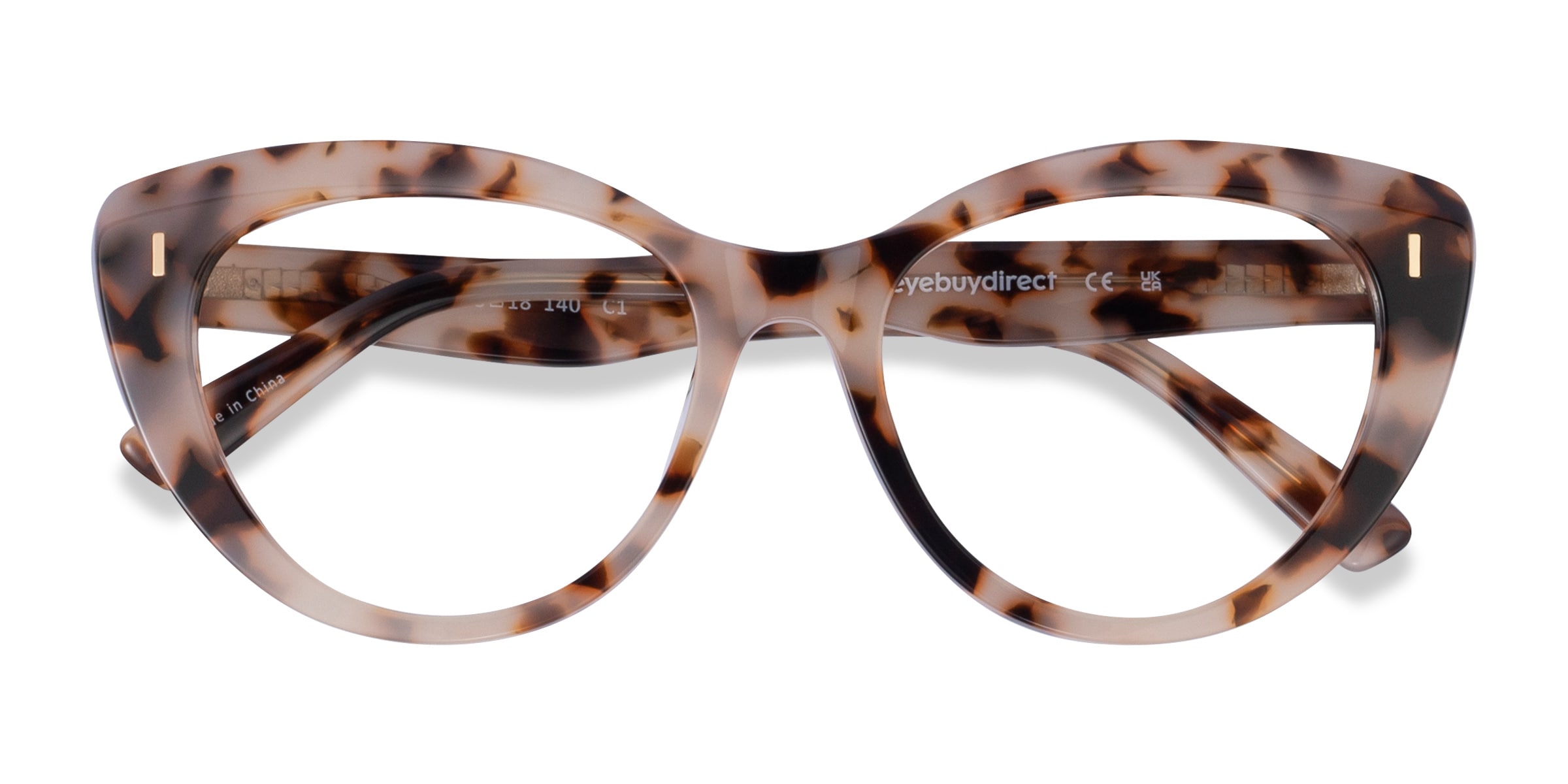 Kitty Cat Eye Ivory Tortoise Glasses for Women | Eyebuydirect Canada