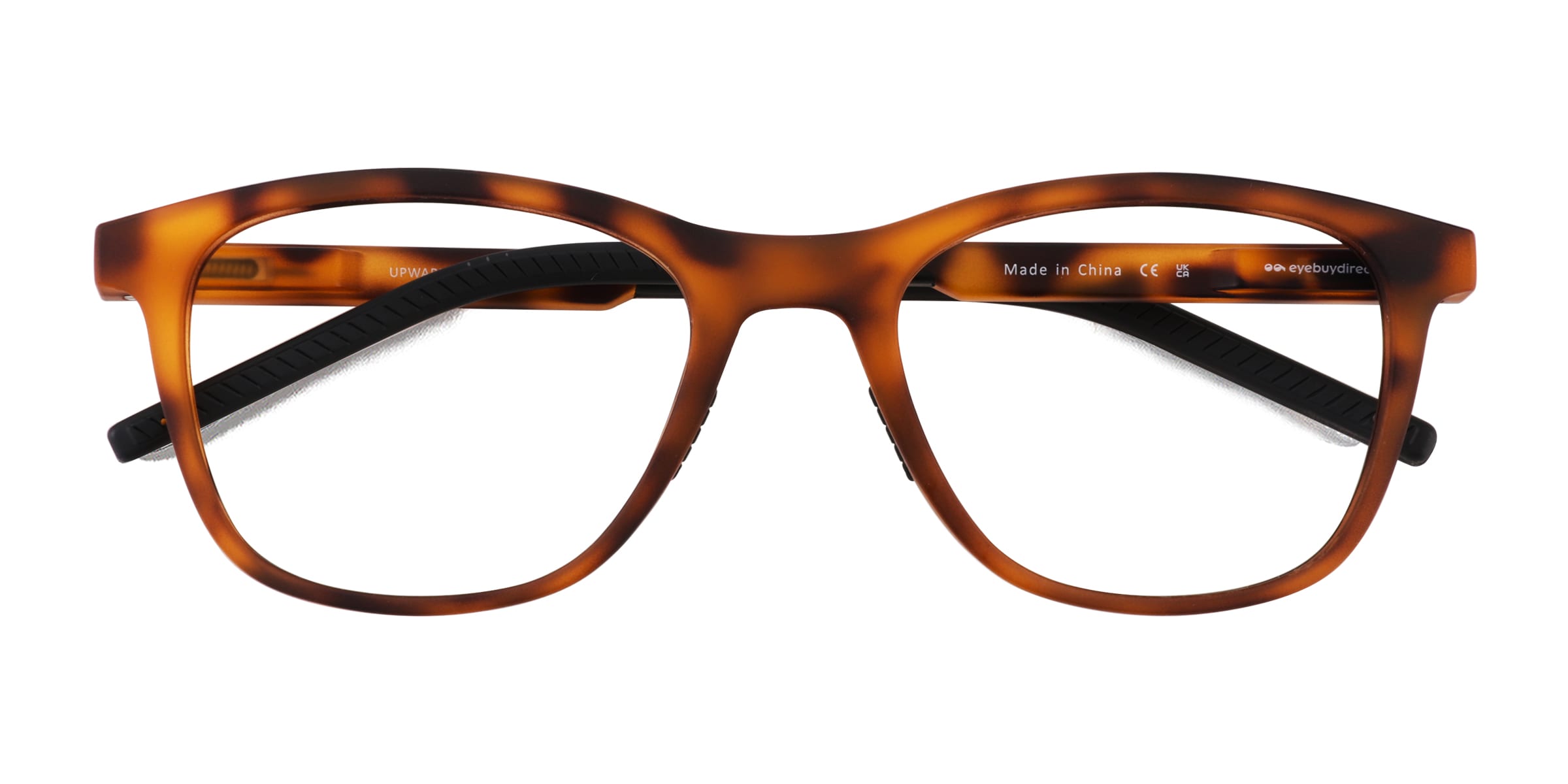 Upward Cat Eye Matte Tortoise Full Rim Eyeglasses | Eyebuydirect Canada