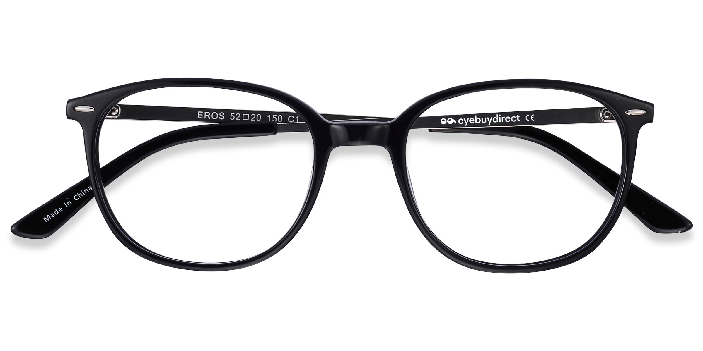 Eros Cat Eye Black Full Rim Eyeglasses | Eyebuydirect