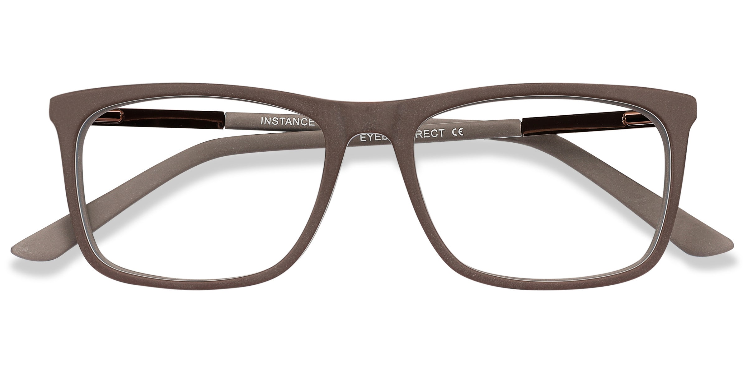 Instance - Stylish Modern Trendy Brown Frames | Eyebuydirect Canada