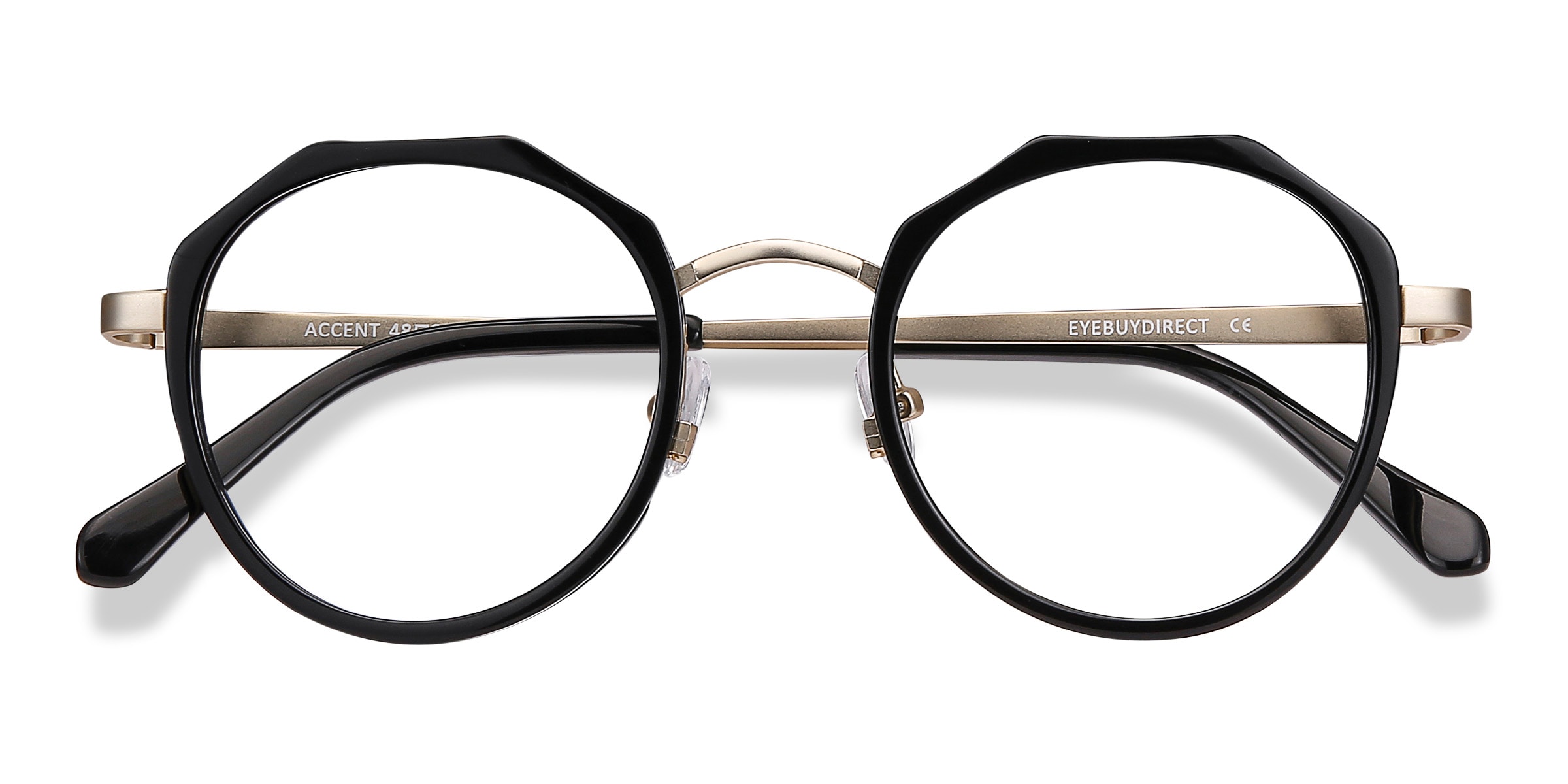 Accent - Chunky Bold Artistic Angular Frames | Eyebuydirect Canada