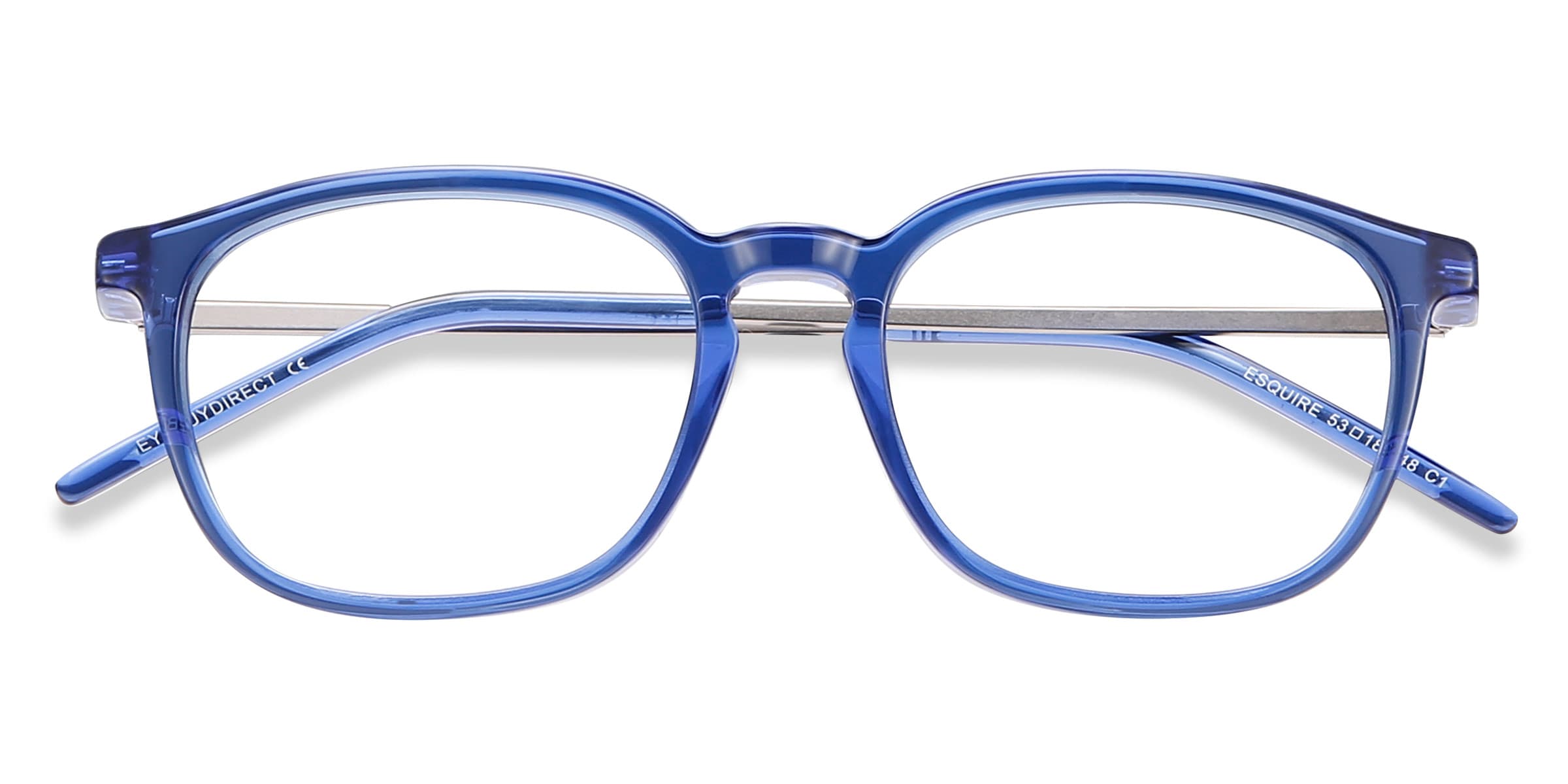 Esquire - Compelling Bold-Styled Blue Frames | Eyebuydirect Canada
