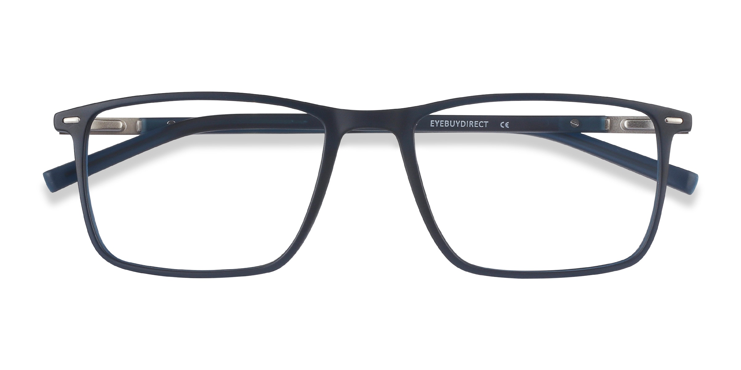 Simon Rectangle Navy Glasses for Men | Eyebuydirect