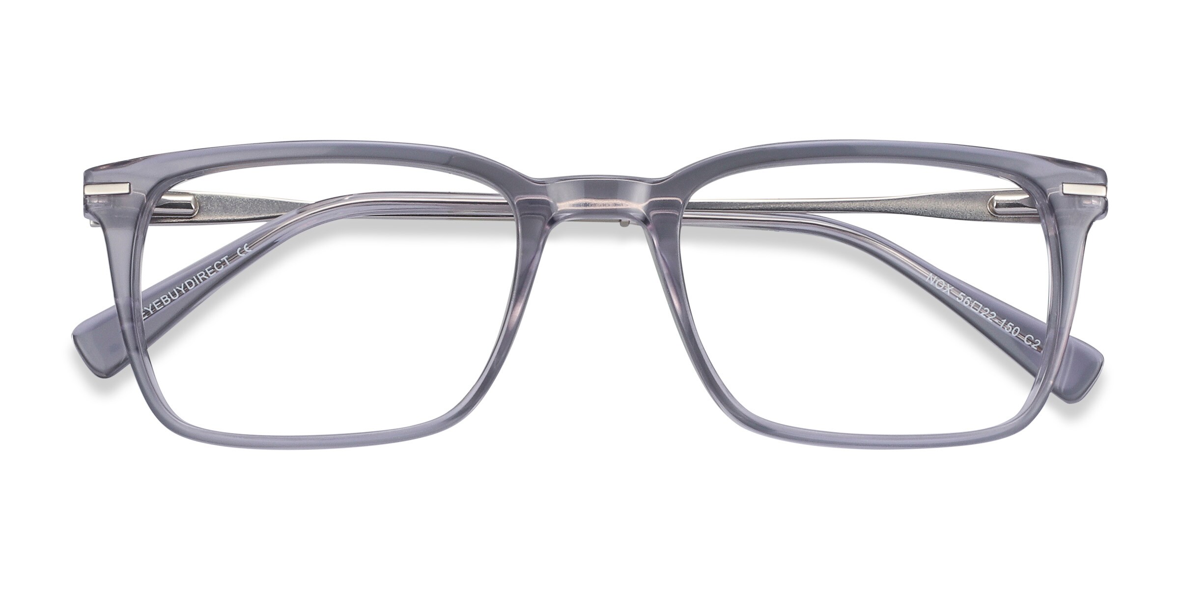 Nox - Tastefully Bold Gray Eyeglasses | Eyebuydirect Canada