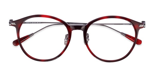 Colette Round Red Tortoise Glasses for Women | Eyebuydirect Canada