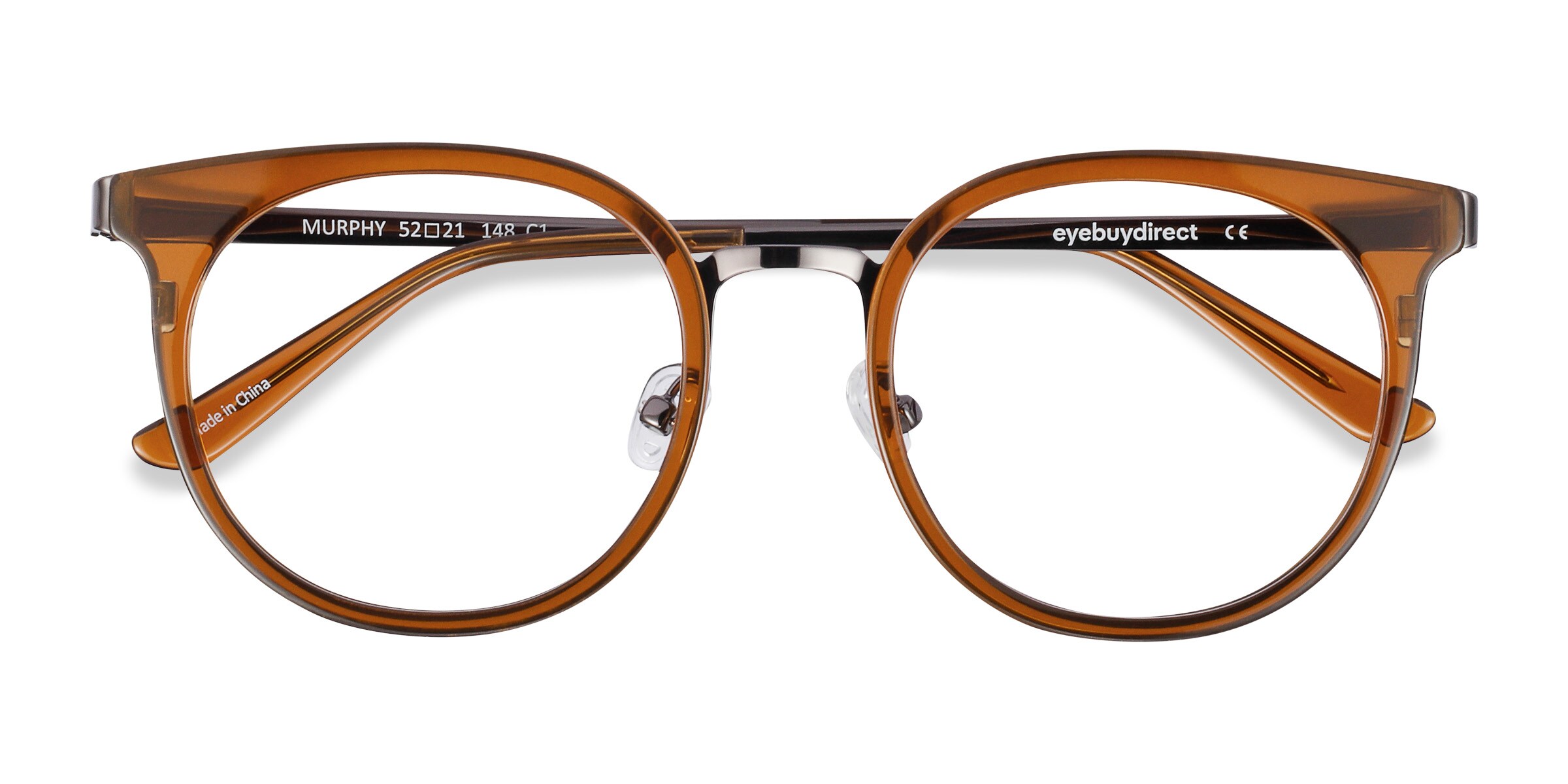 Murphy Round Brown Full Rim Eyeglasses | Eyebuydirect Canada