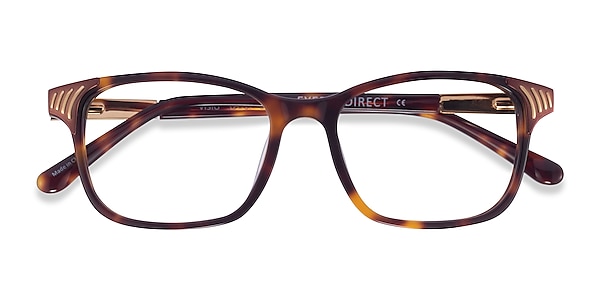 Visio Rectangle Tortoise Full Rim Eyeglasses Eyebuydirect Canada