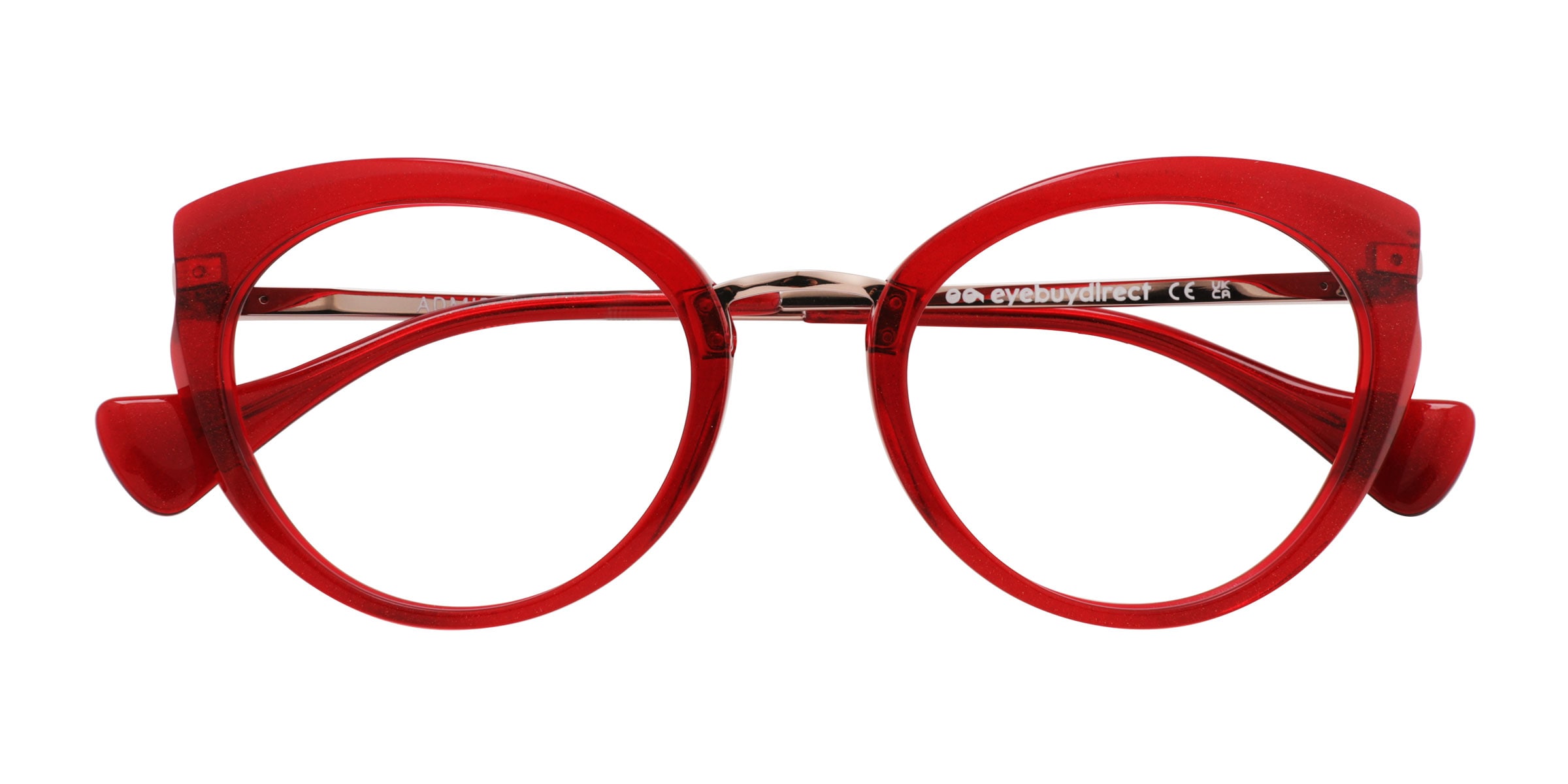 Admiral Cat Eye Red Glasses for Women | Eyebuydirect