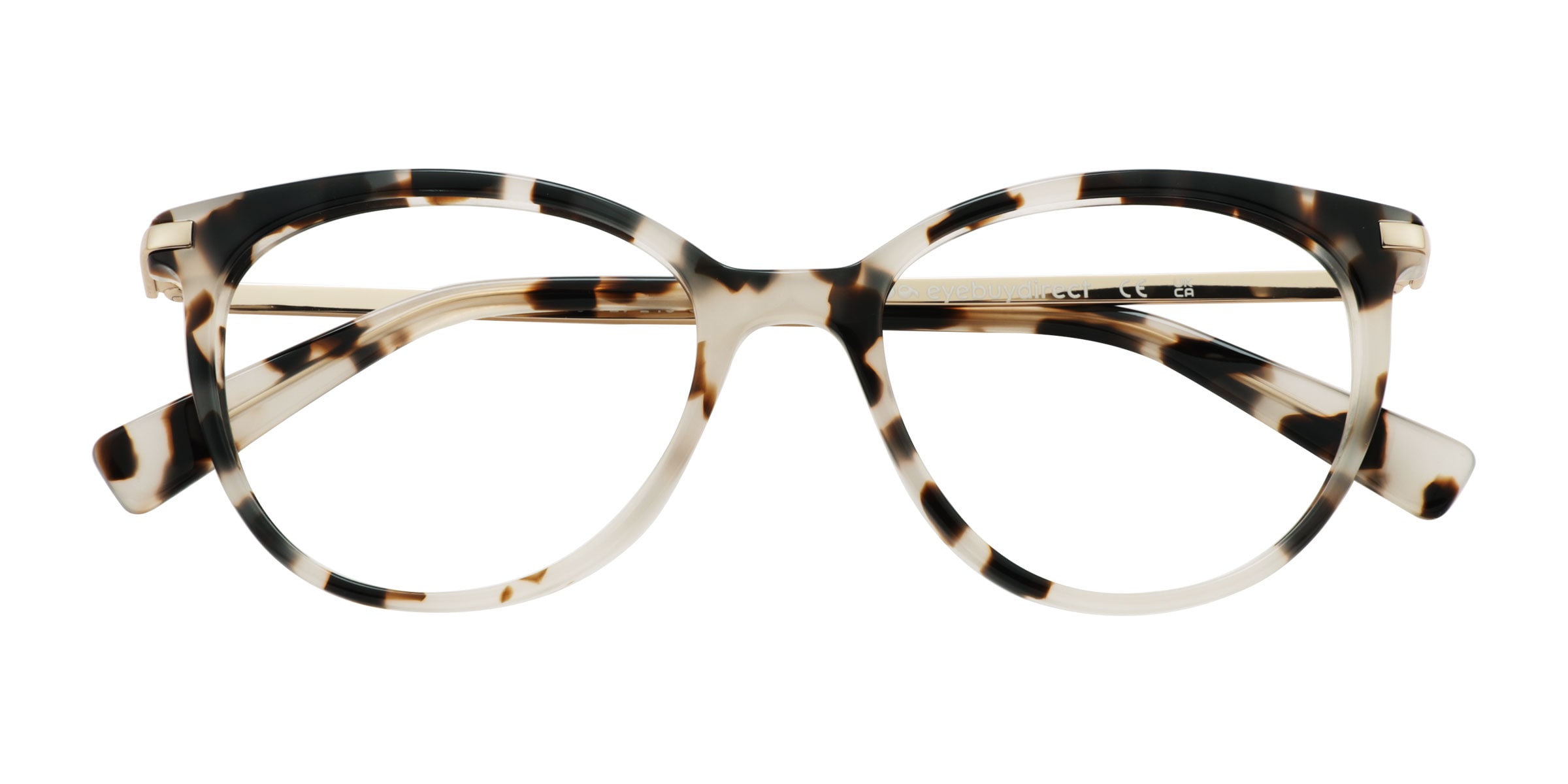 Attitude Cat Eye Ivory Tortoise Glasses for Women | Eyebuydirect
