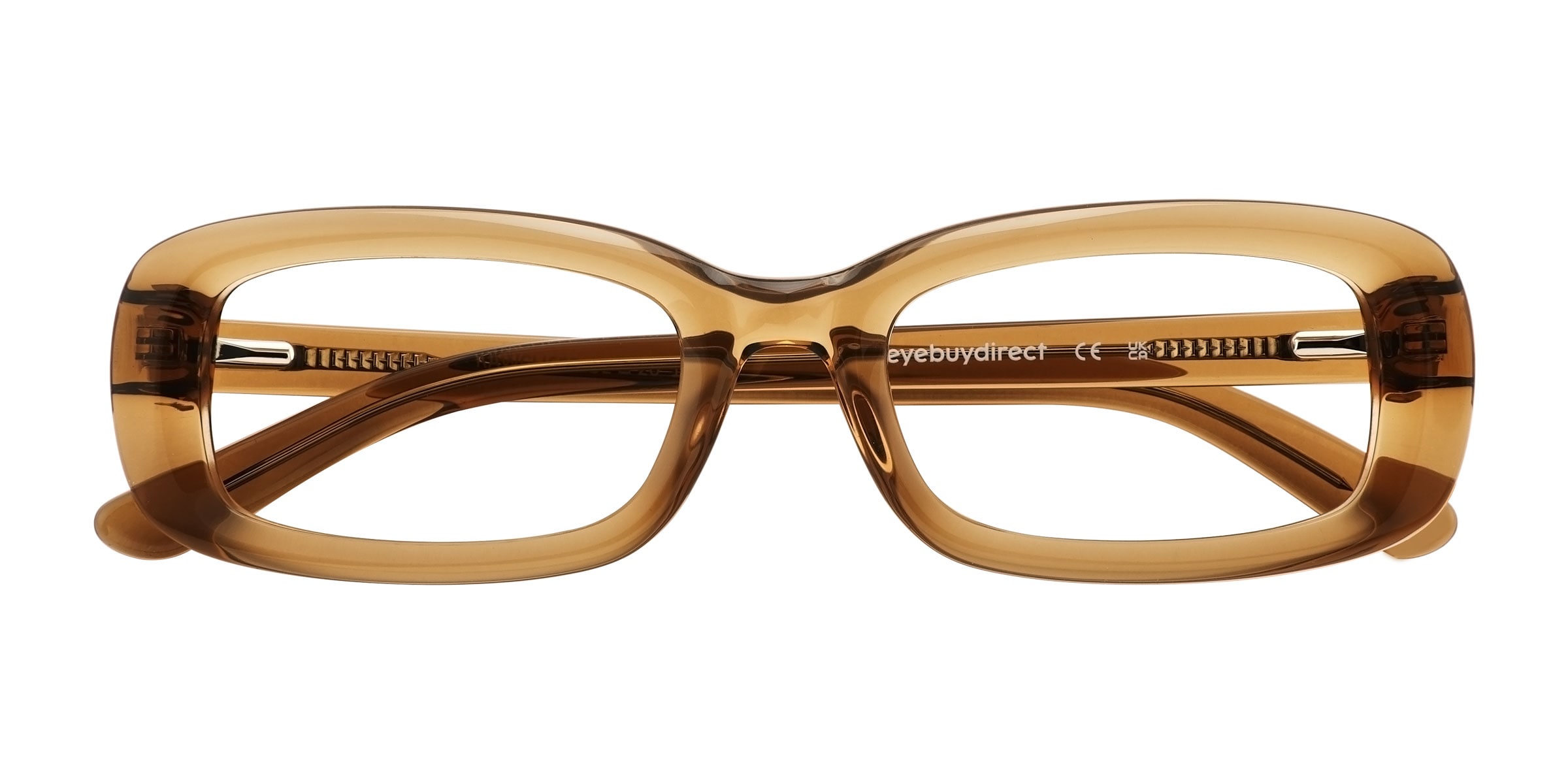 Rawcliffe Rectangle Brown Full Rim Eyeglasses | Eyebuydirect Canada