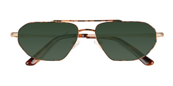 Viper Aviator Red Tortoise Frame Prescription Sunglasses