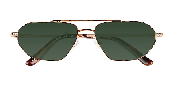 Viper Aviator Red Tortoise Frame Prescription Sunglasses
