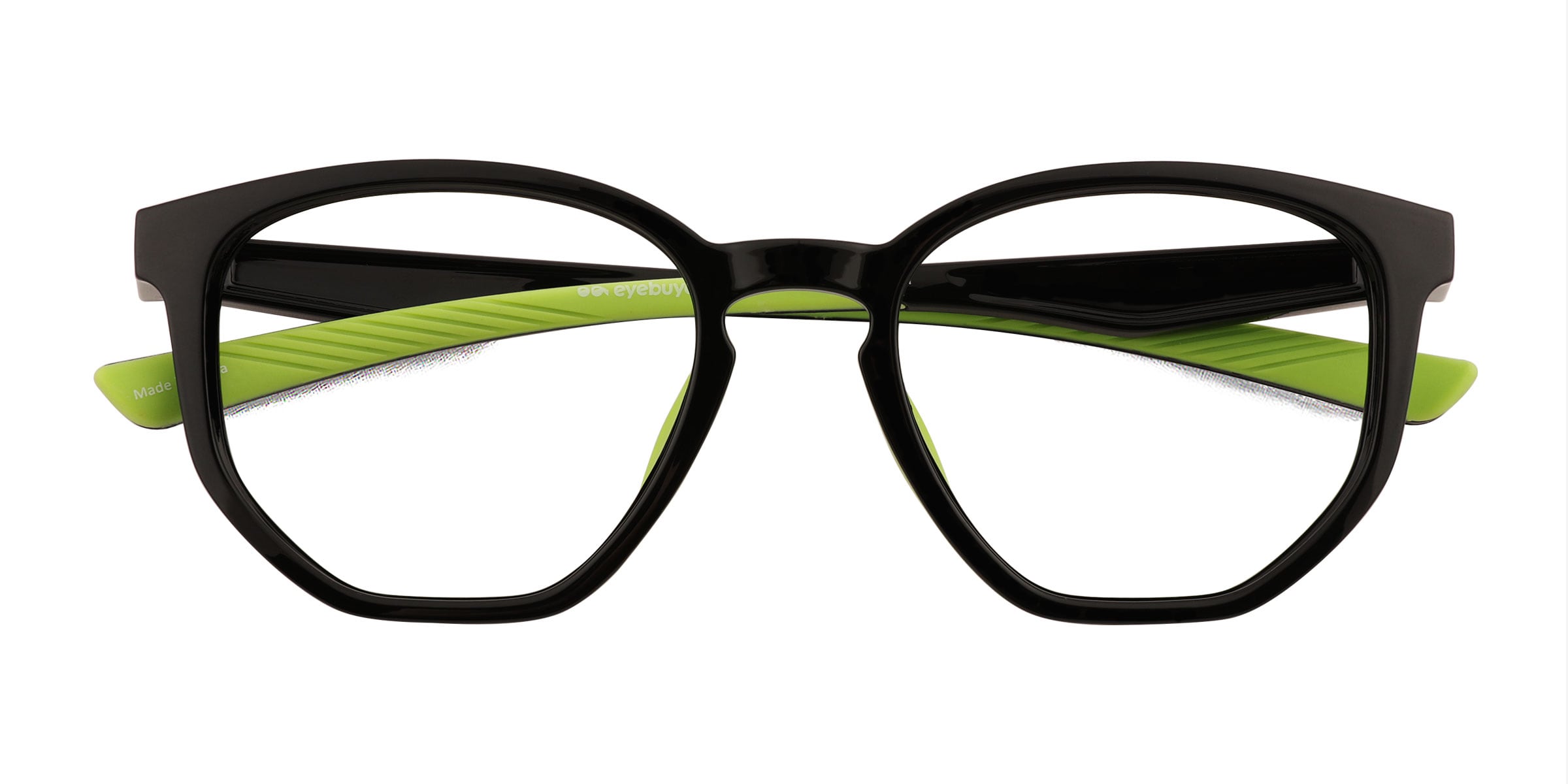 Atom Geometric Black Full Rim Eyeglasses | Eyebuydirect Canada