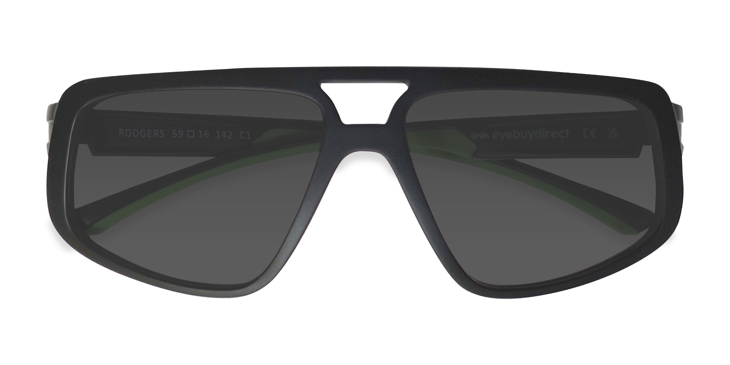 Rodgers - Aviator Black Frame Sunglasses For Men | Eyebuydirect