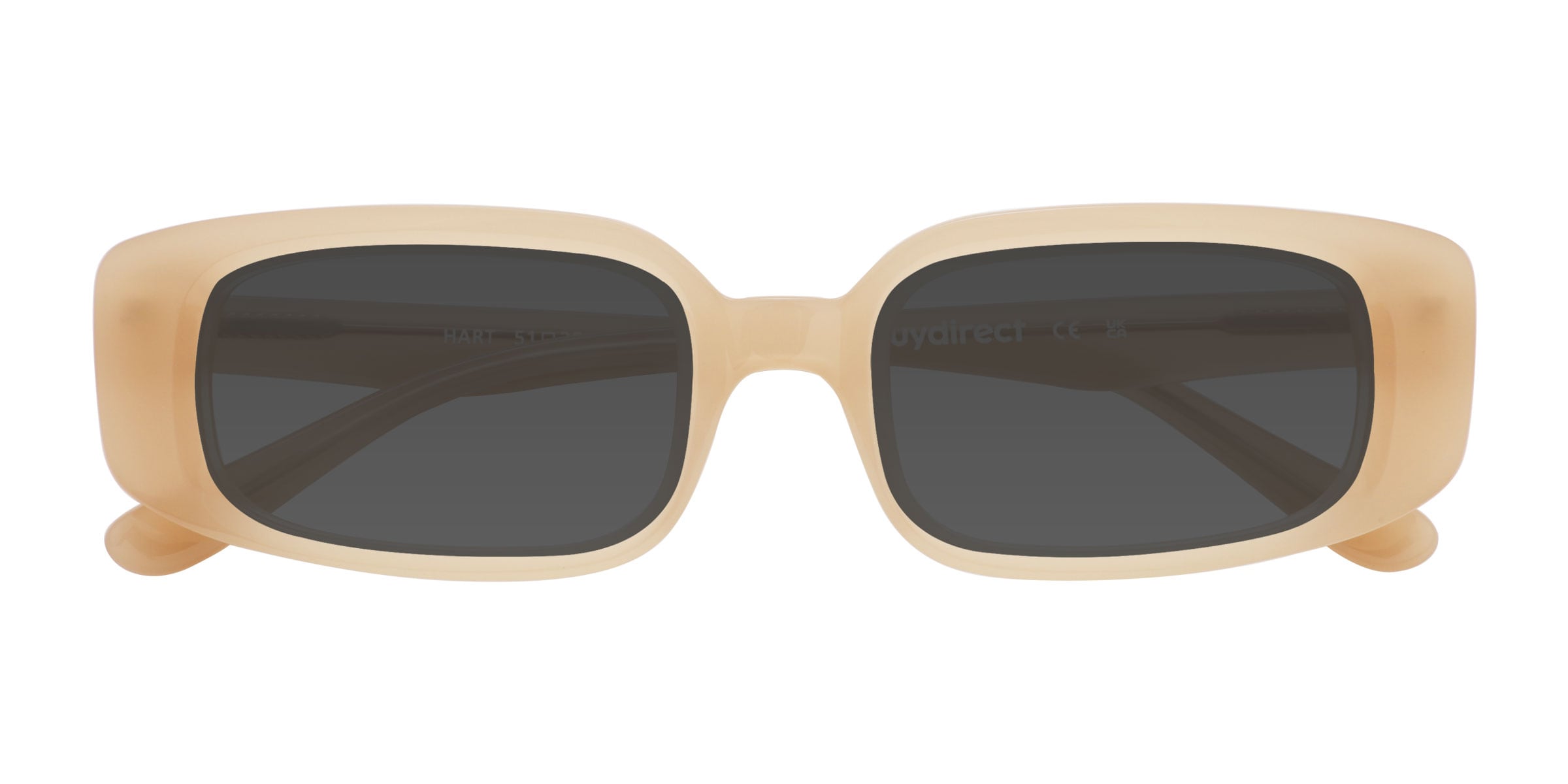 Hart - Rectangle Brown Frame Prescription Sunglasses | Eyebuydirect