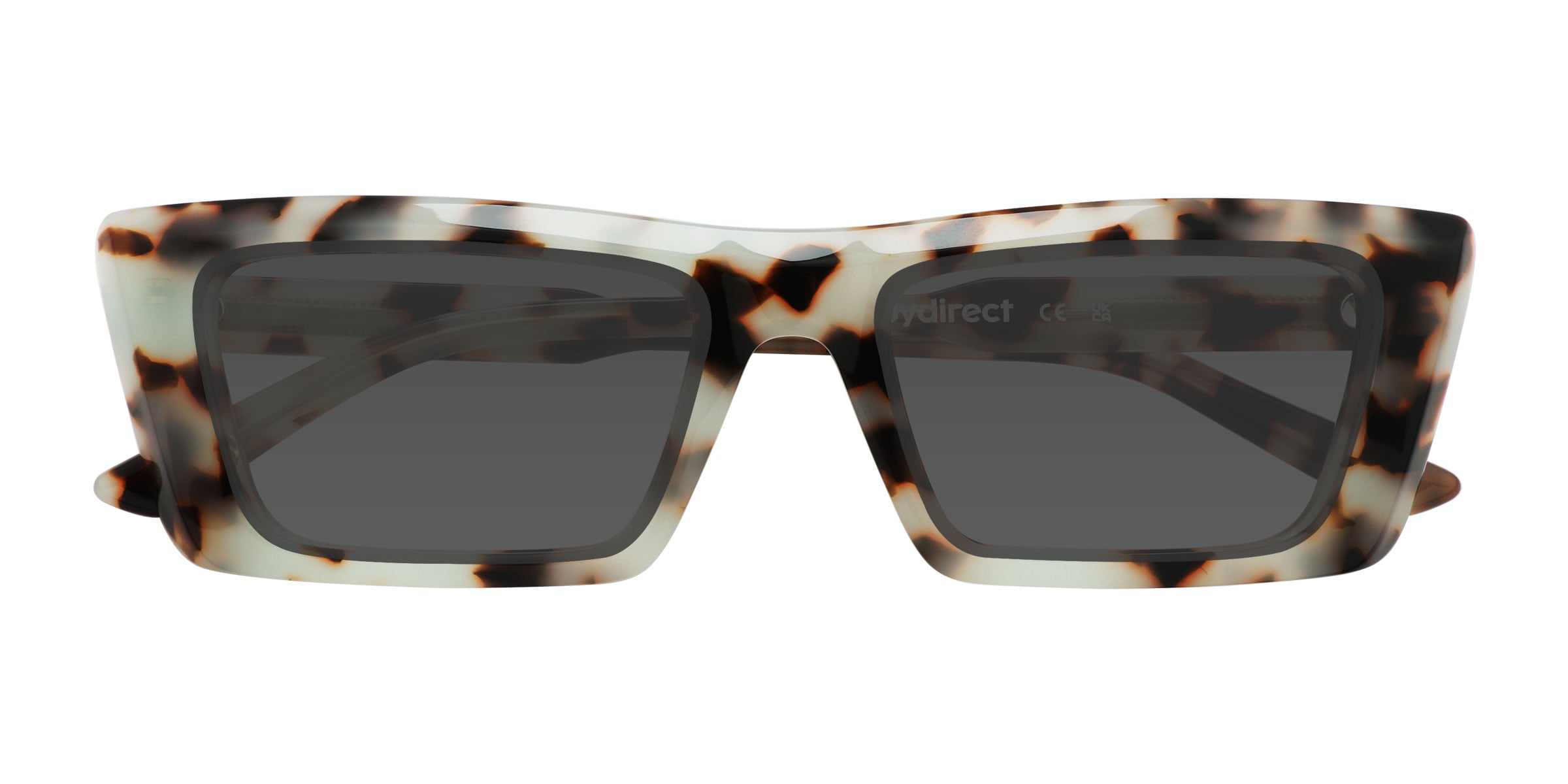 Clarke - Rectangle Ivory Tortoise Frame Prescription Sunglasses ...