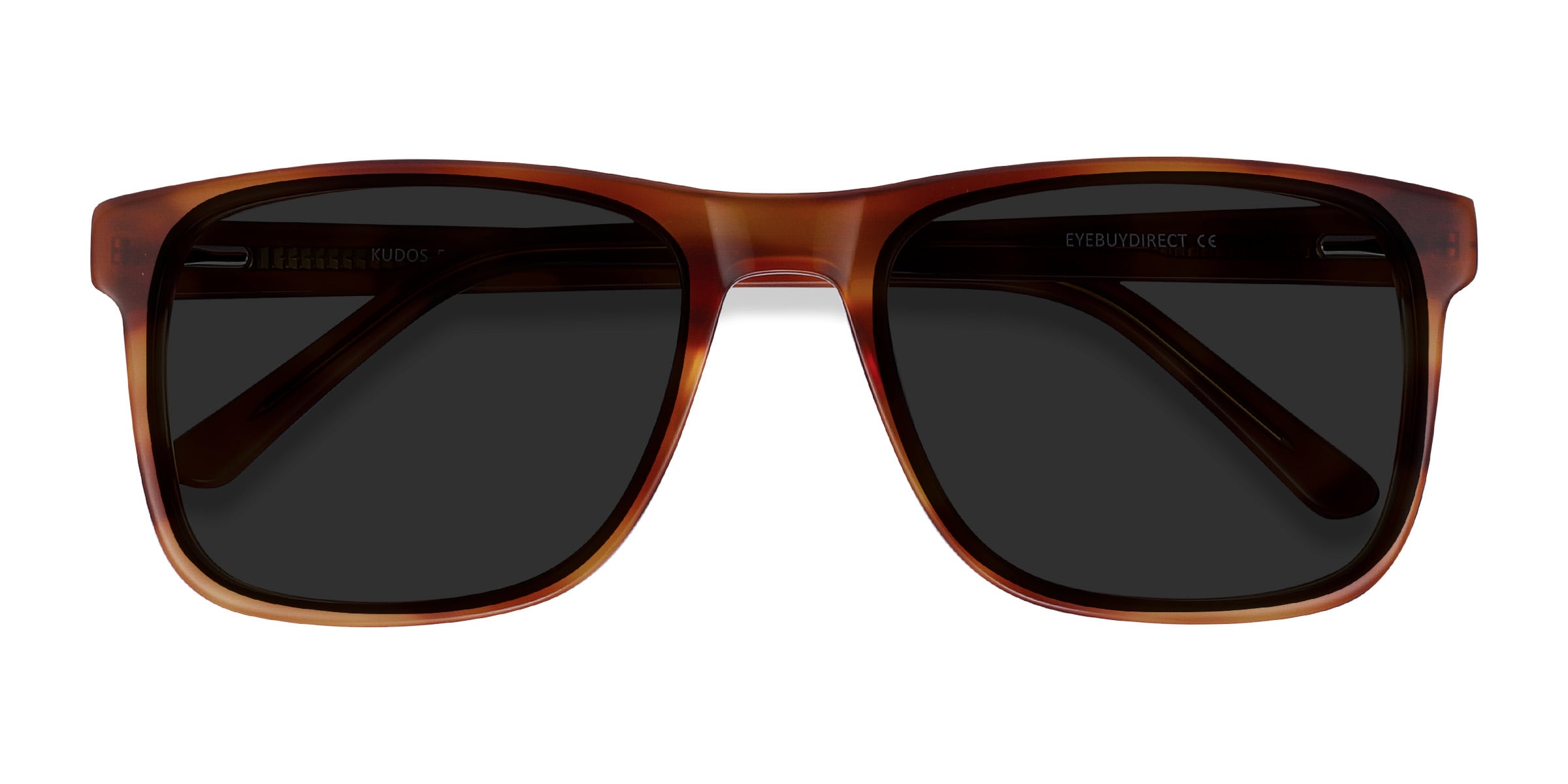 Kudos - Rectangle Brown Frame Sunglasses For Men | Eyebuydirect Canada