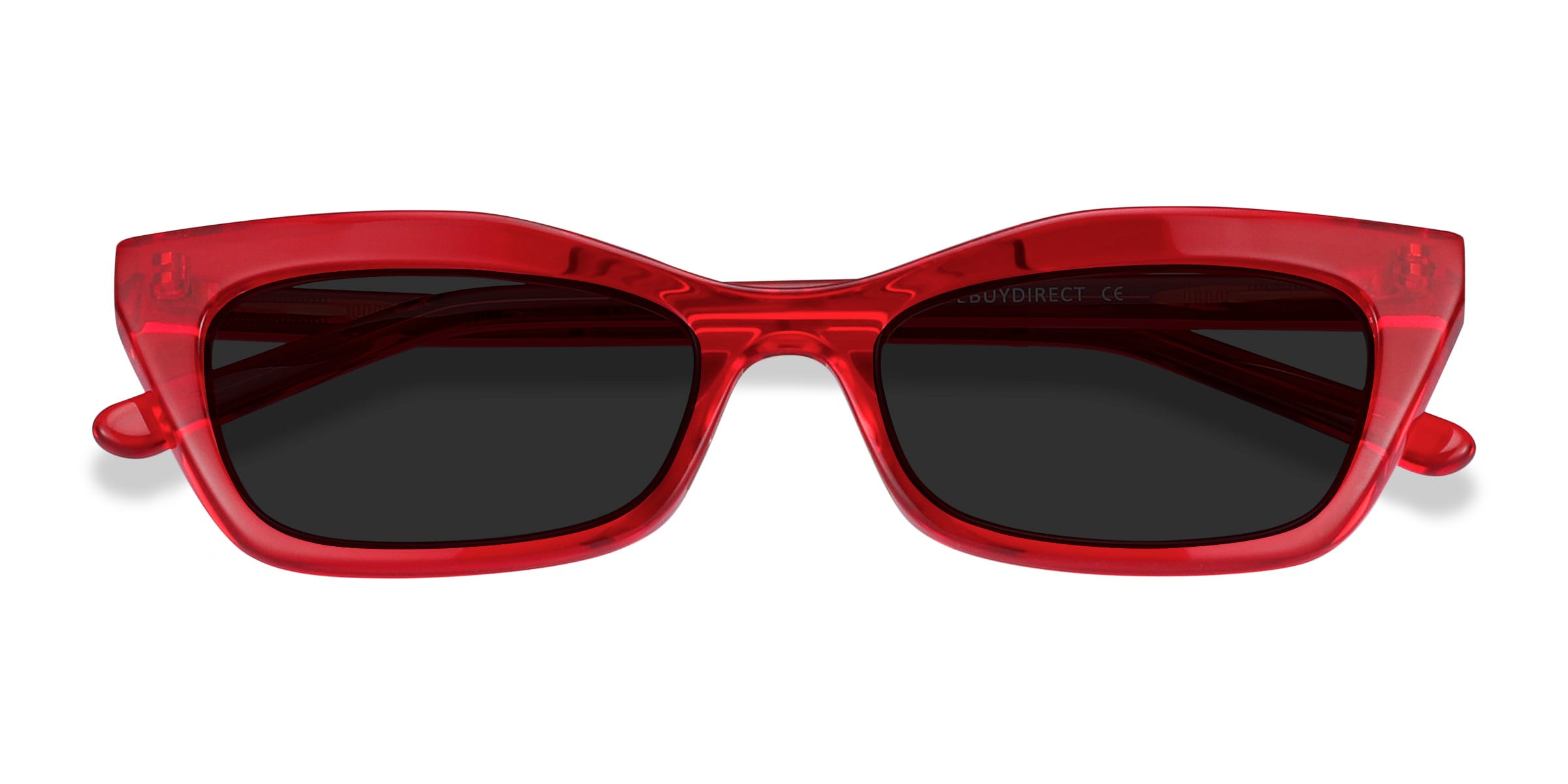 Suite - Cat Eye Red Frame Sunglasses For Women | Eyebuydirect