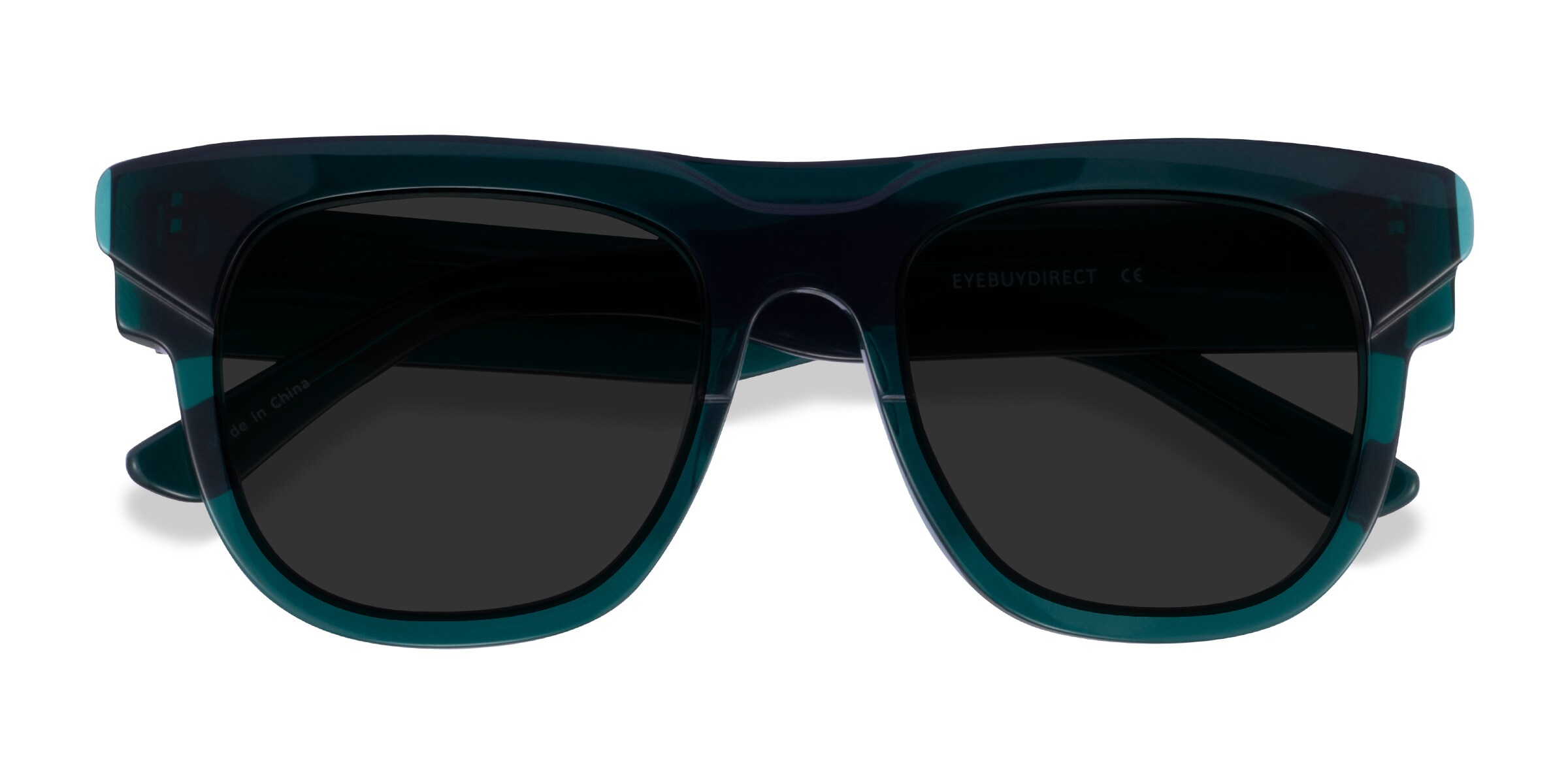 Eon - Square Teal Frame Prescription Sunglasses | Eyebuydirect Canada