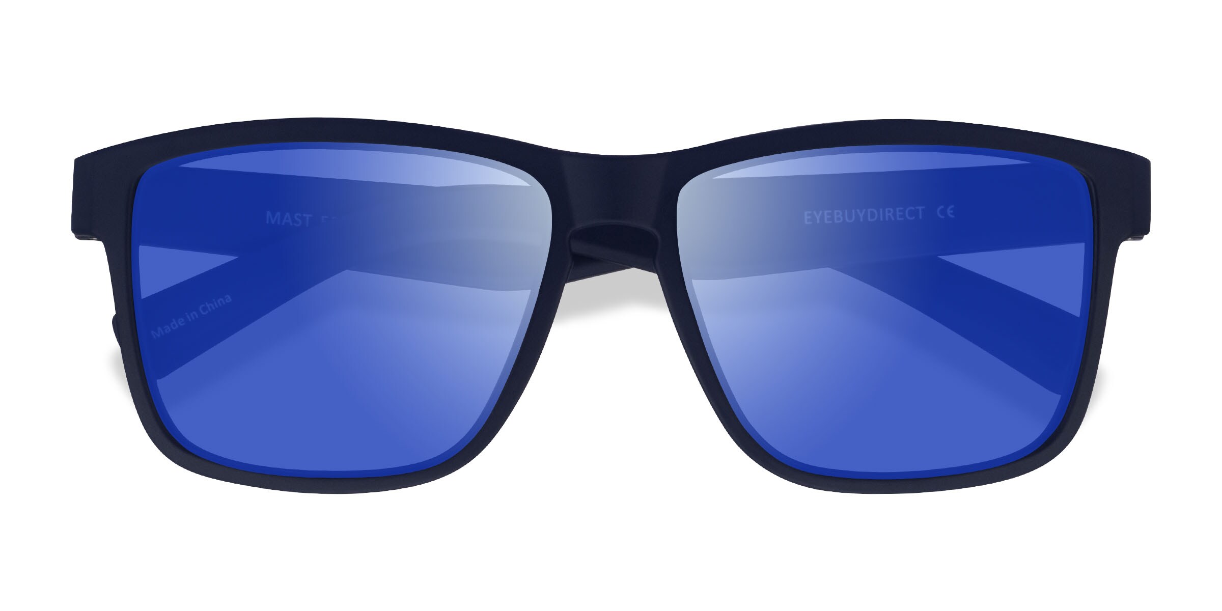 Mast - Square Navy Blue Frame Prescription Sunglasses | Eyebuydirect