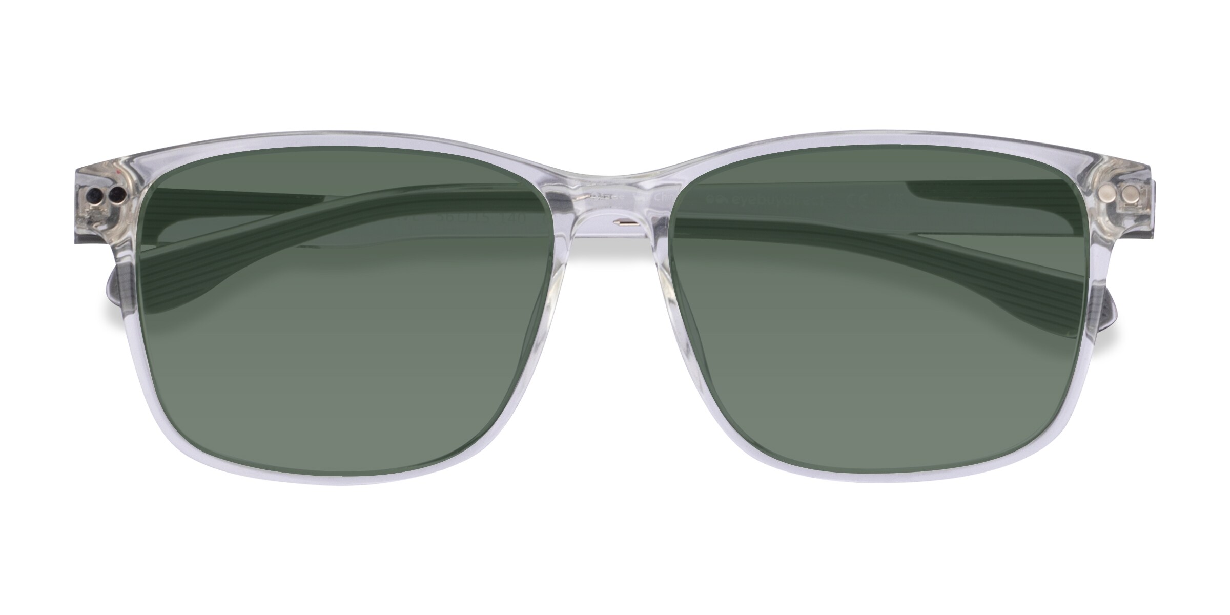 Verve - Square Crystal Frame Prescription Sunglasses | Eyebuydirect