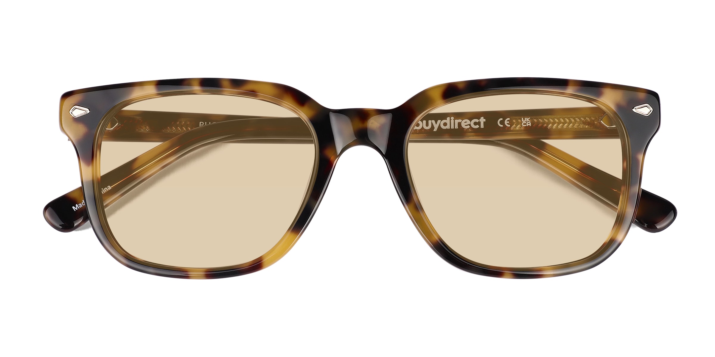 Rugby - Round Spotty Tortoise Frame Prescription Sunglasses | Eyebuydirect