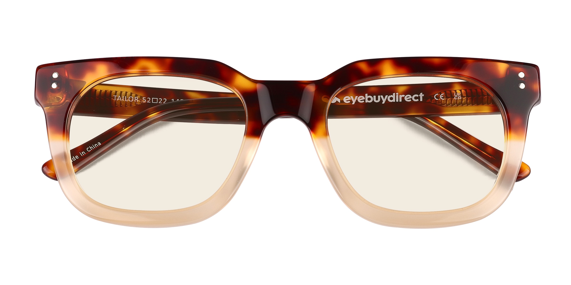 Tailor - Square Tortoise Frame Prescription Sunglasses | Eyebuydirect ...