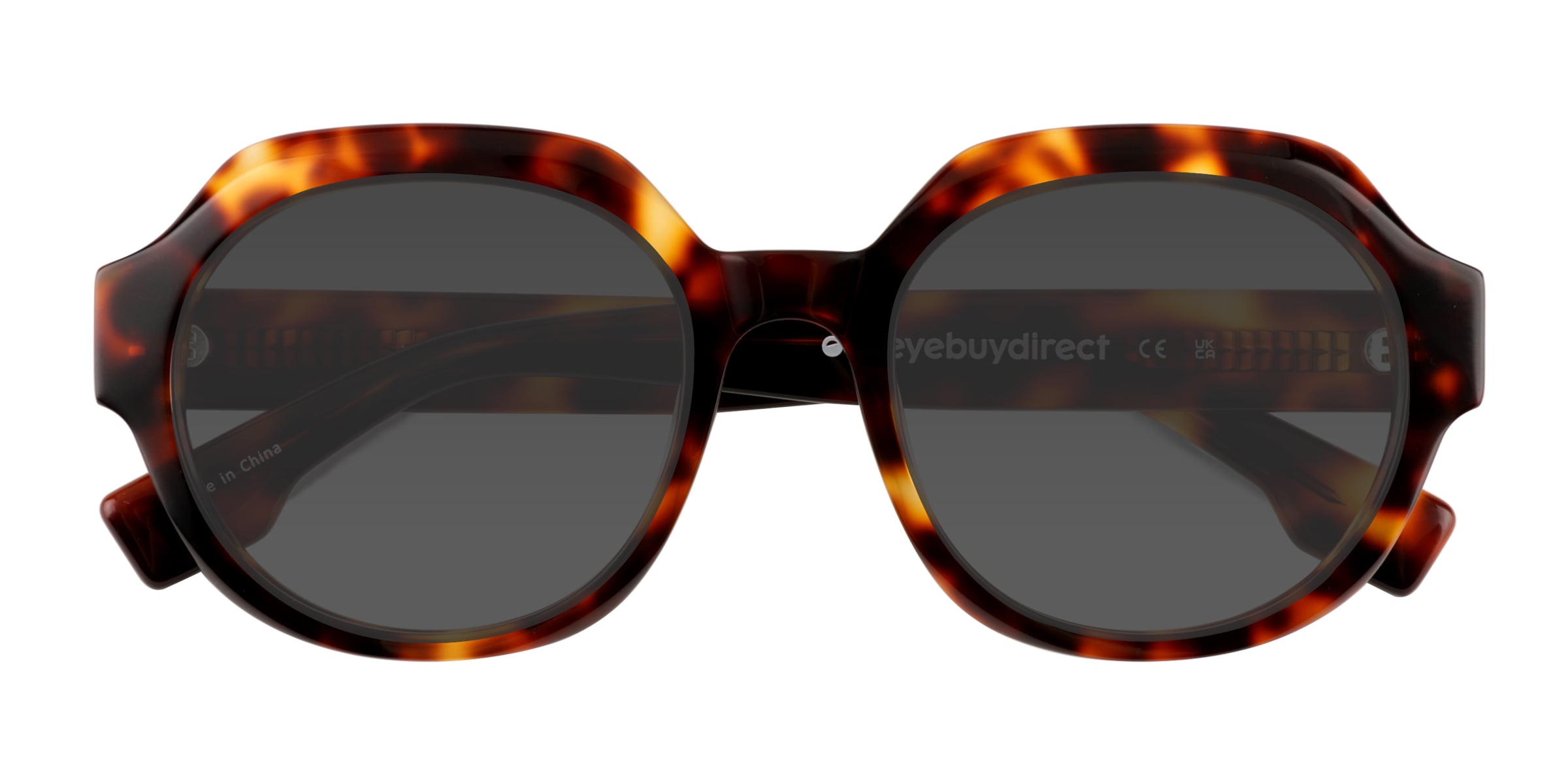 Lilly - Round Tortoise Frame Sunglasses For Women | Eyebuydirect Canada