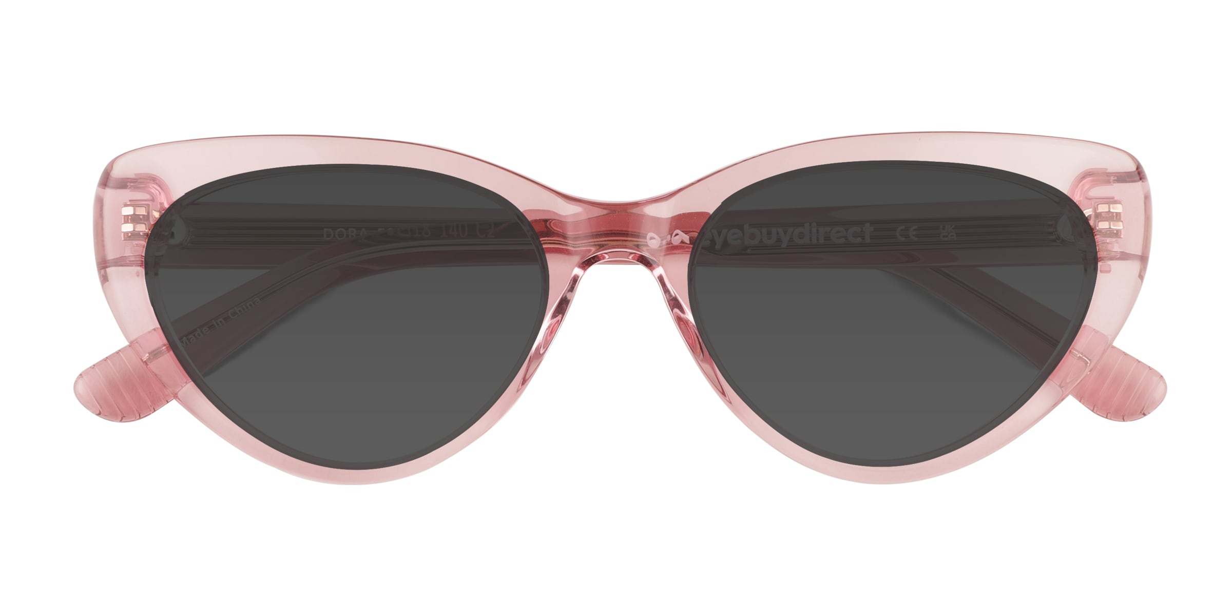 Dora - Cat Eye Clear Pink Frame Sunglasses For Women | Eyebuydirect Canada
