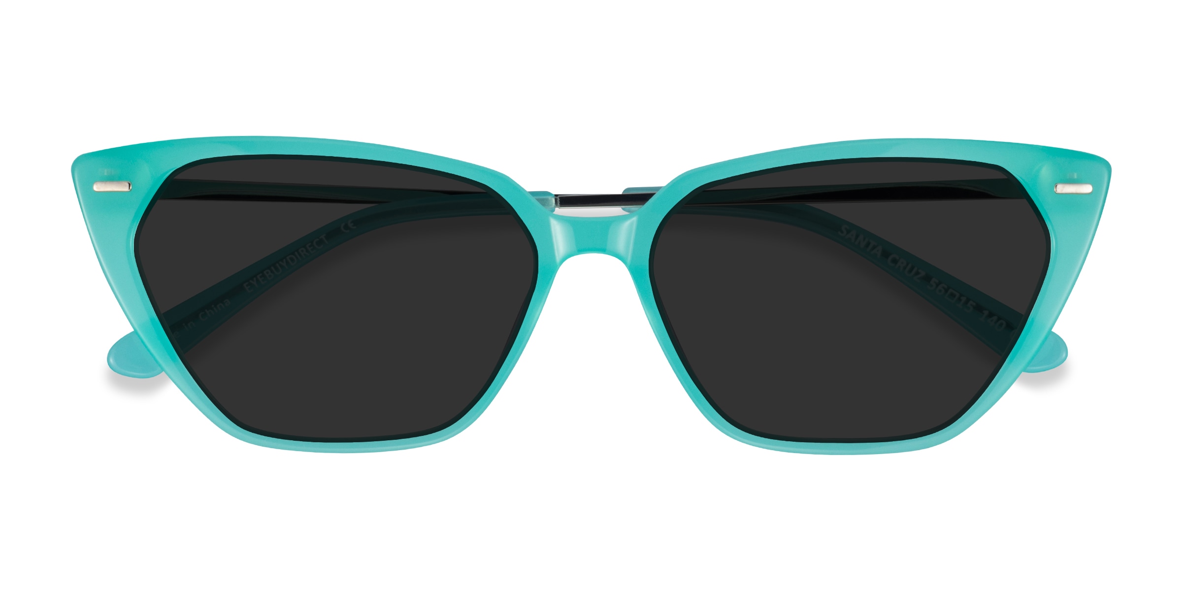 Santa Cruz - Cat Eye Blue Frame Sunglasses For Women | Eyebuydirect