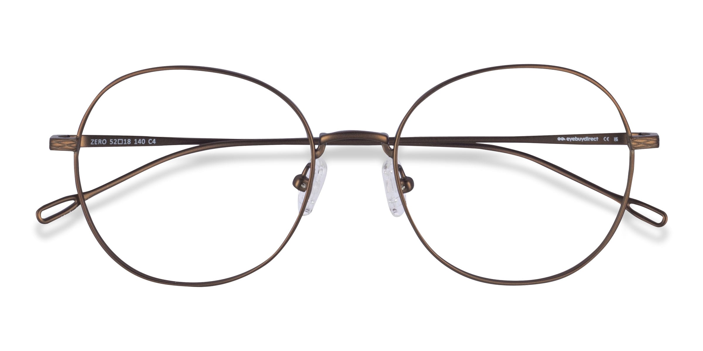 Zero Round Bronze Full Rim Eyeglasses | Eyebuydirect Canada