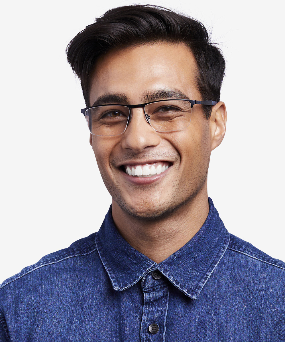 Belong Rectangle Black Red Glasses for Men | Eyebuydirect