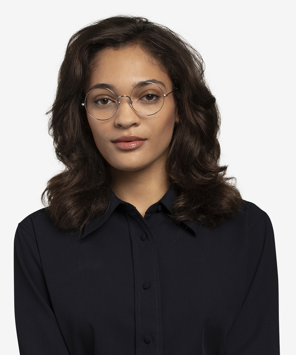 Ray-Ban RB6392 - Round Silver Frame Eyeglasses | Eyebuydirect Canada