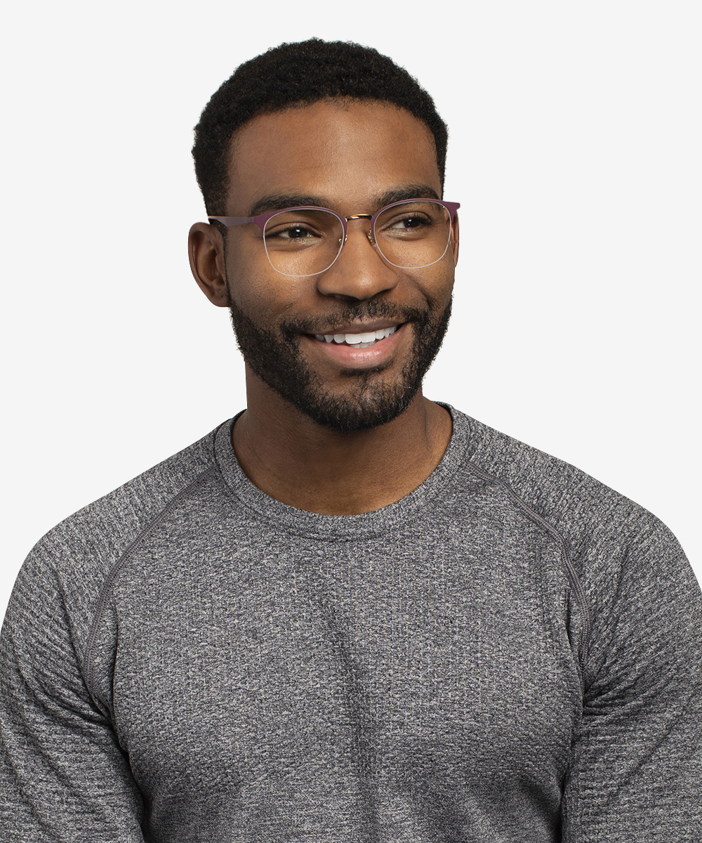 Ray-Ban RB6422 - Browline Bordeaux Gold Frame Eyeglasses | Eyebuydirect ...