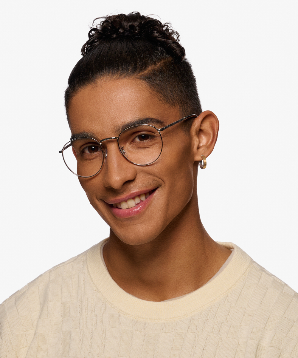 Ray-Ban RB3637V New Round - Round Silver Frame Eyeglasses | Eyebuydirect