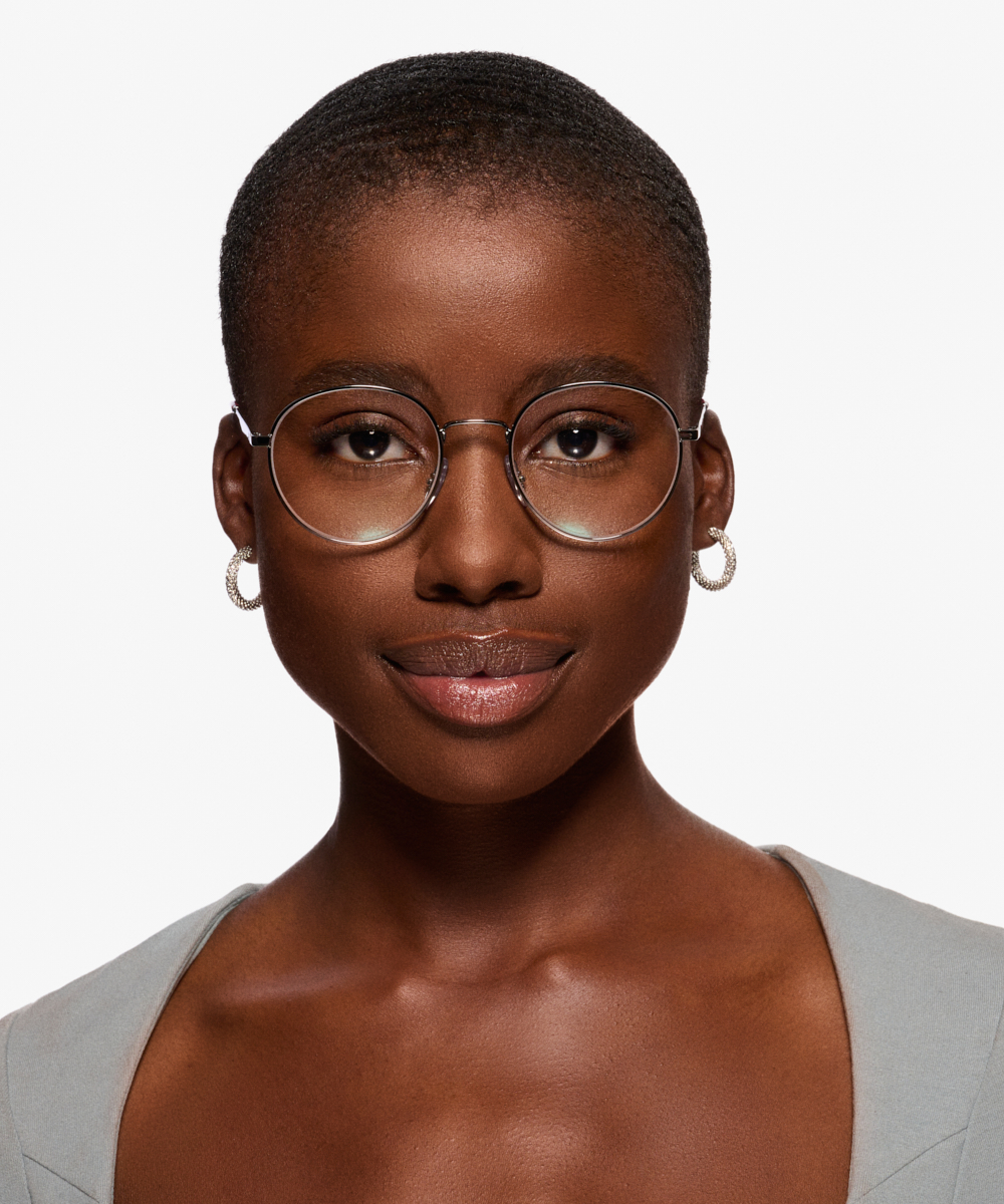 Ray-Ban RB3681V - Round Gunmetal Frame Eyeglasses | Eyebuydirect Canada